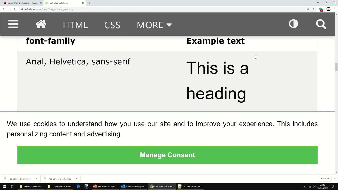 S1 Computing Science - Web Development - Lesson 5b - YouTube