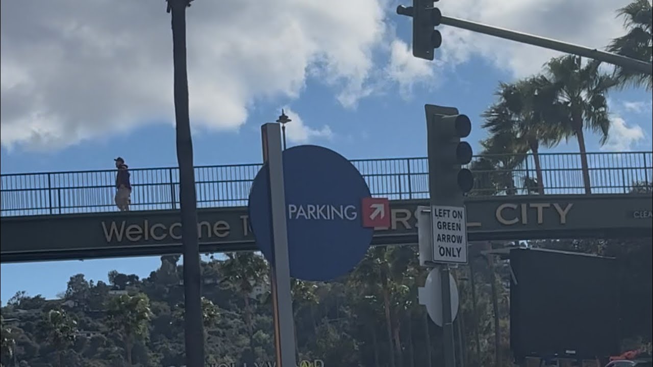 Universal Film Studio Sign on Universal Boulevard in Universal City 3/ ...
