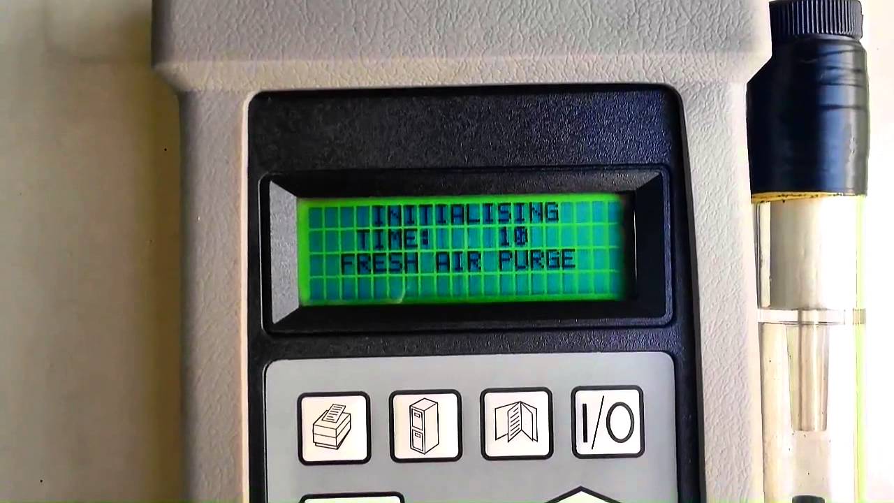 Operation procedure of Gasoline Emission Analyzer - YouTube