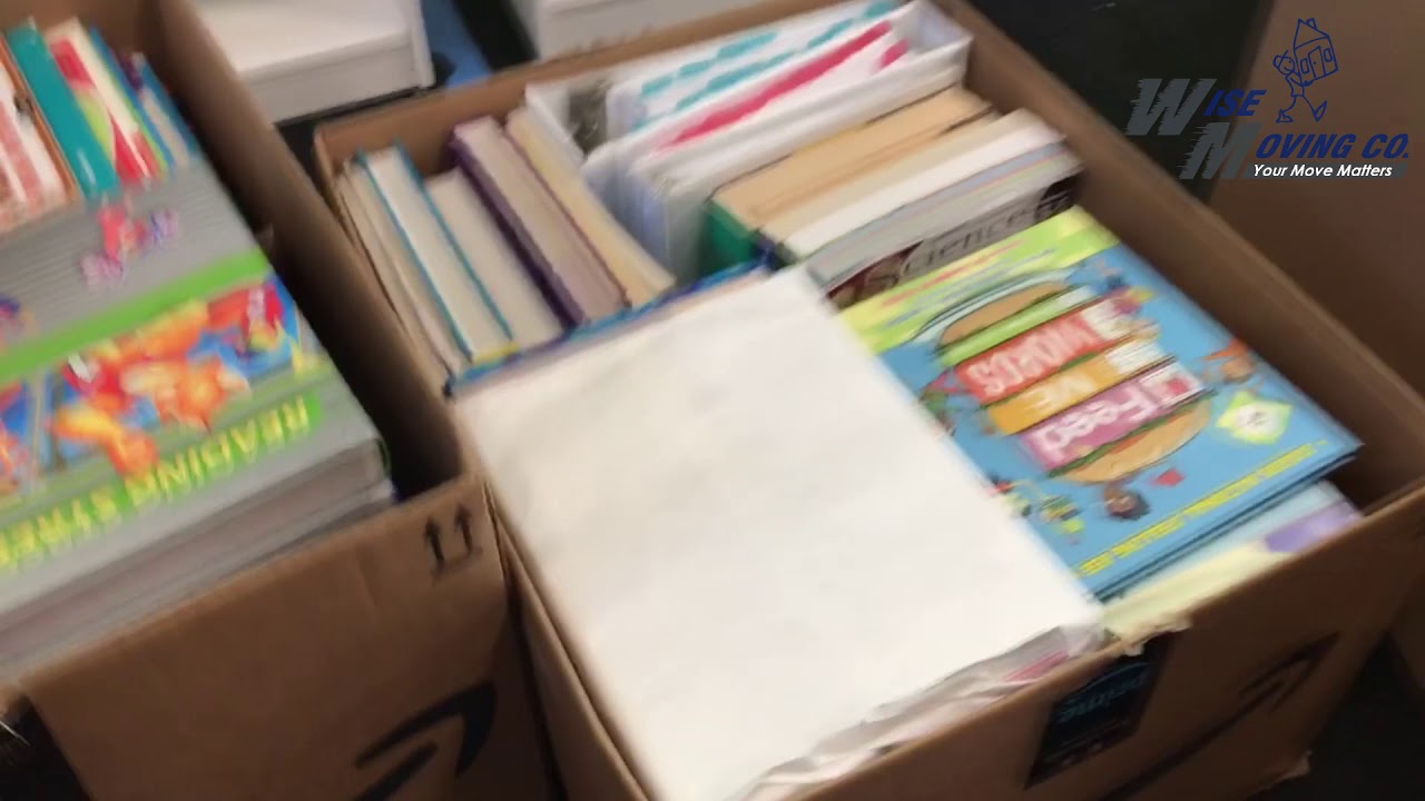 Packaging Books into Boxes Part 1 - YouTube
