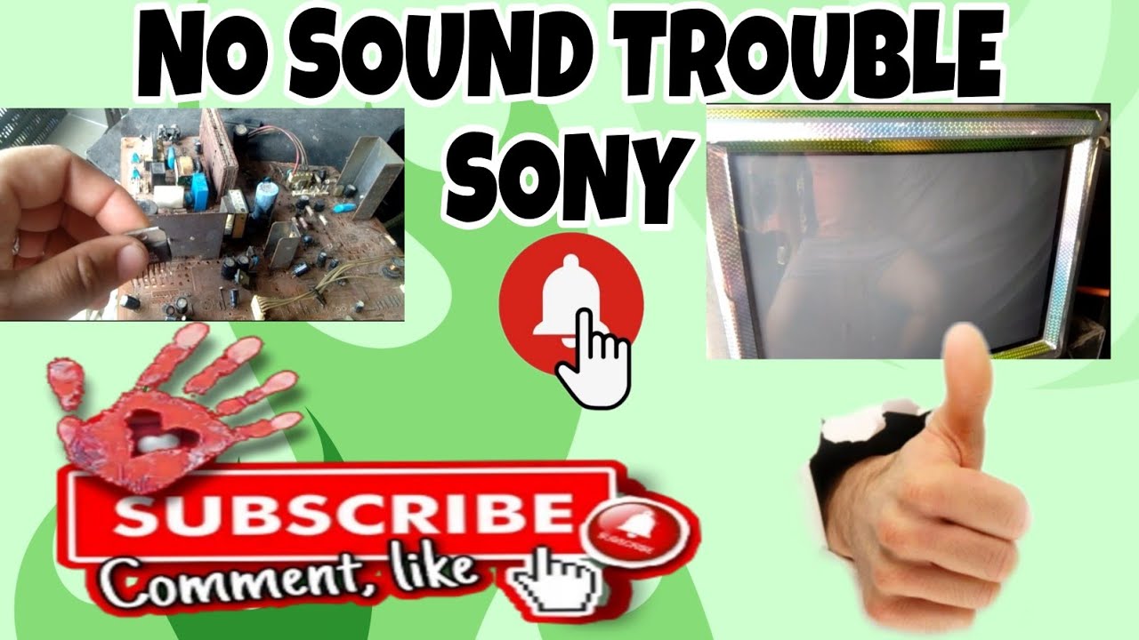 NO SOUND (GOOD JUNGLE IC, AMP IC AND SPEAKER) SONY - YouTube