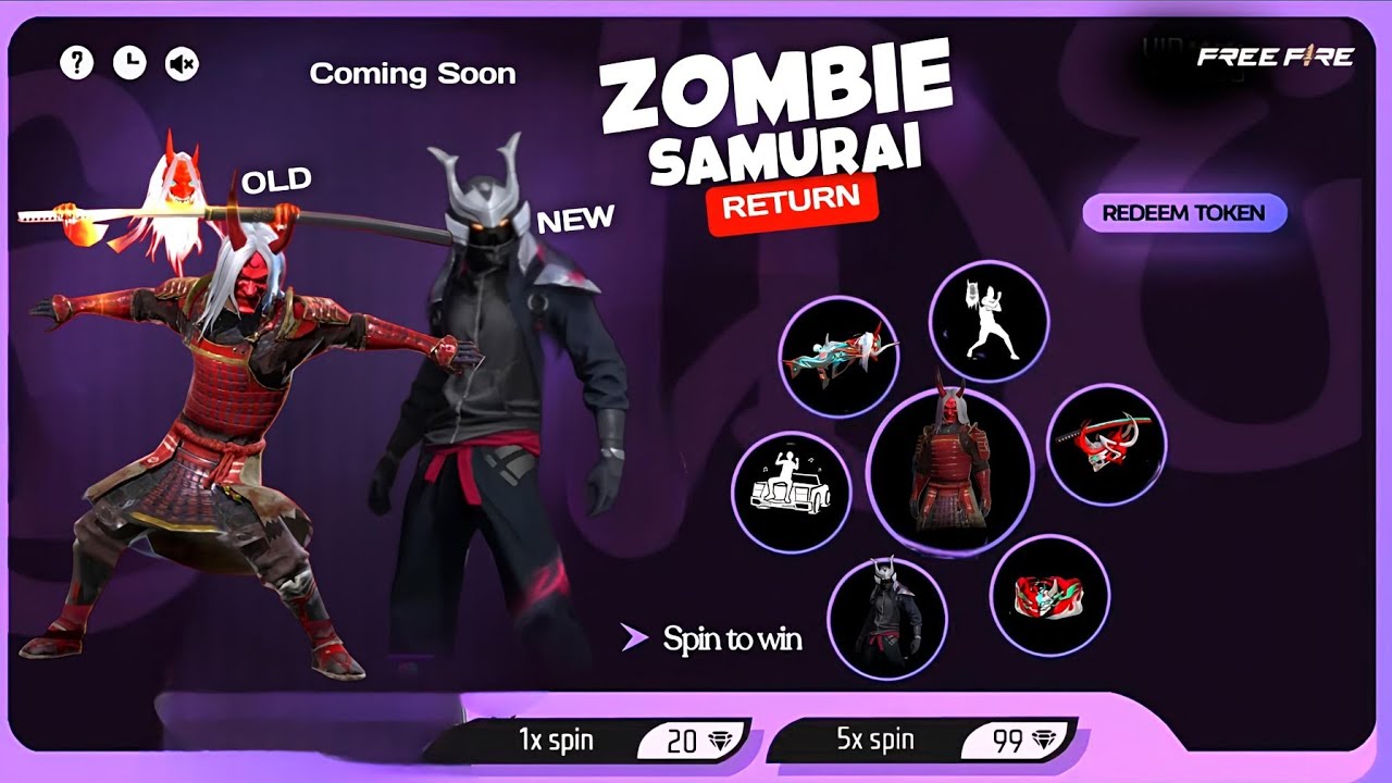 Zombie Samurai Bundle Return 2025 😱 Samurai Bundle Return Date 🥳 New ...