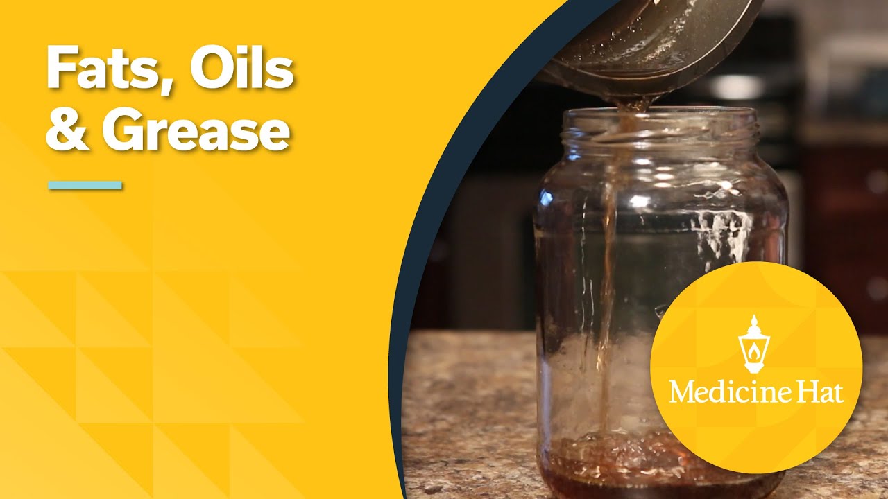 Fats, Oils & Grease - YouTube