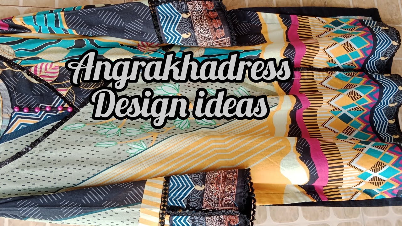 Dress design ideas/joined less design ideas/angrakha design design/open ...