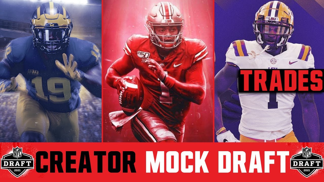 The Official 2021 YouTube NFL Mock Draft (3 Round Mock Draft with ...