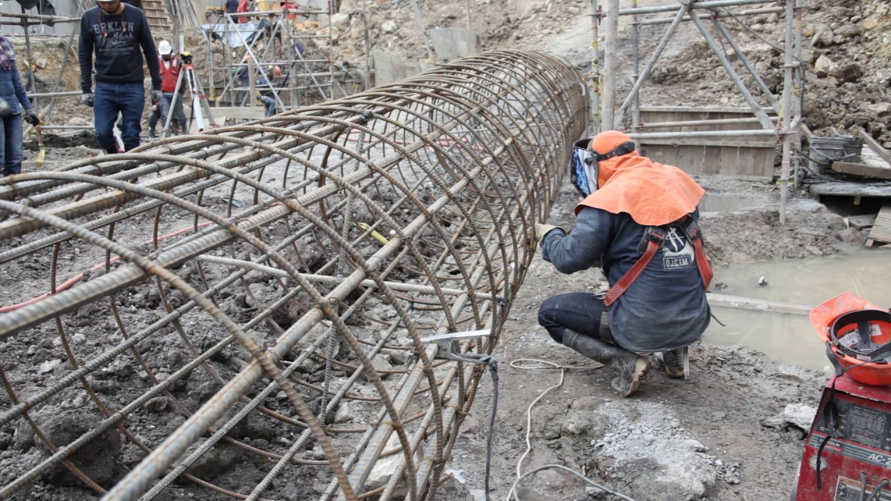 Caissons V 01 Caisson peque o Armado canasta en superficie - YouTube