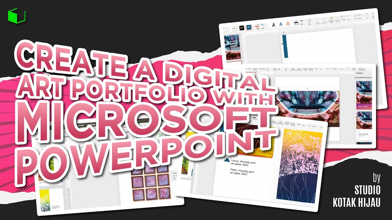 Create a Digital Art Portfolio with Microsoft PowerPoint | Easy ...
