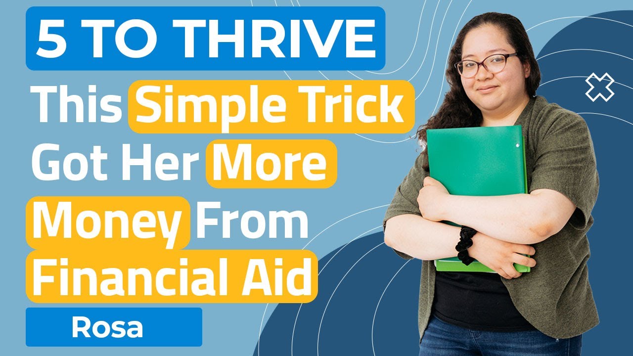 How To Get More Money From Financial Aid | Missouri 5 To Thrive - YouTube