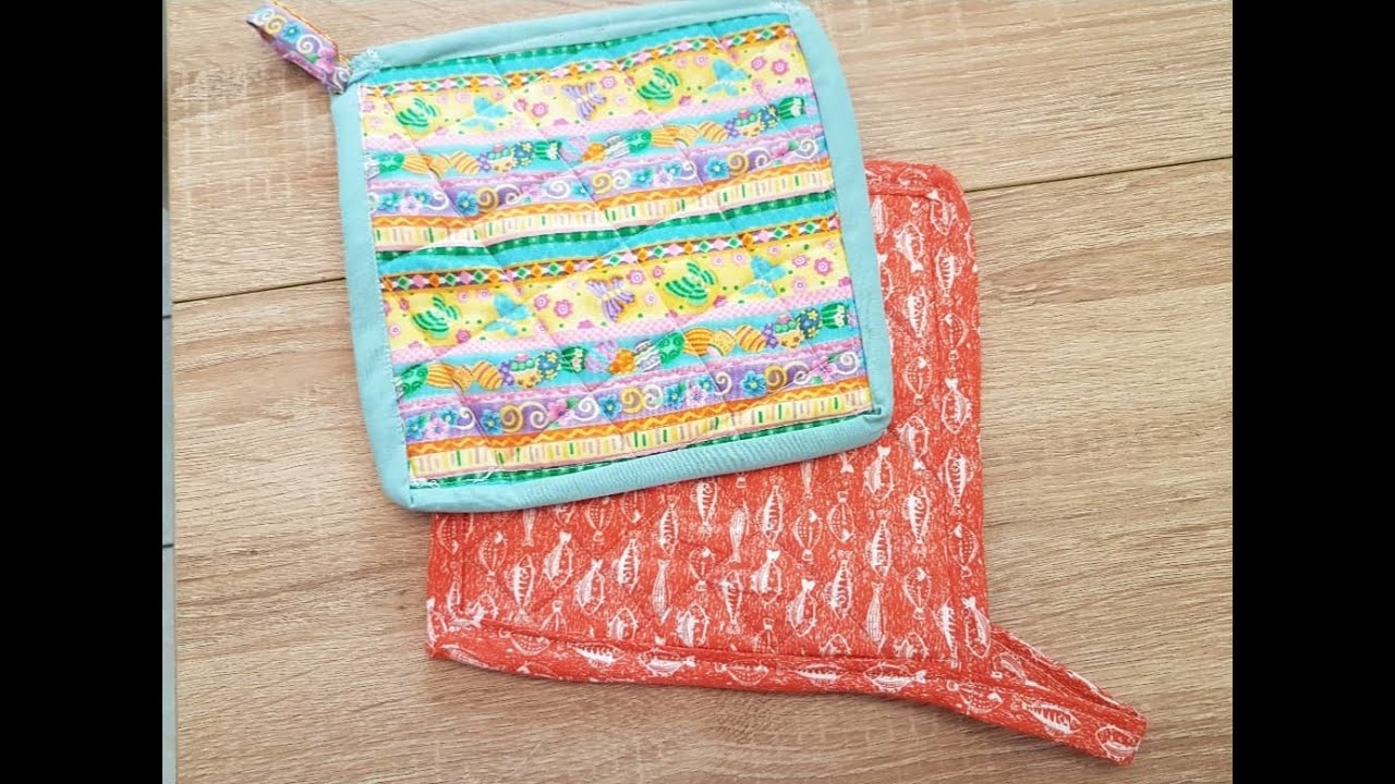 Comment coudre une manique de cuisine - YouTube