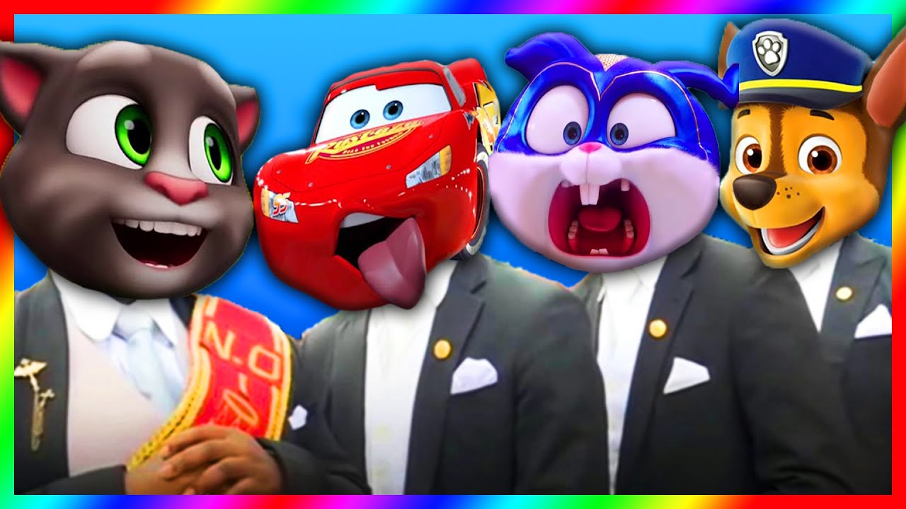 Cars & THE SECRET LIFE OF PETS & Talking Tom & PAW PATROL - Coffin ...