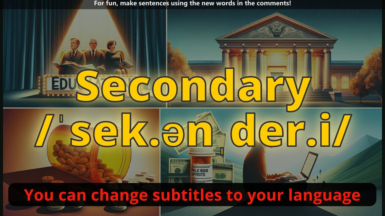 Secondary meaning with 5 examples - YouTube