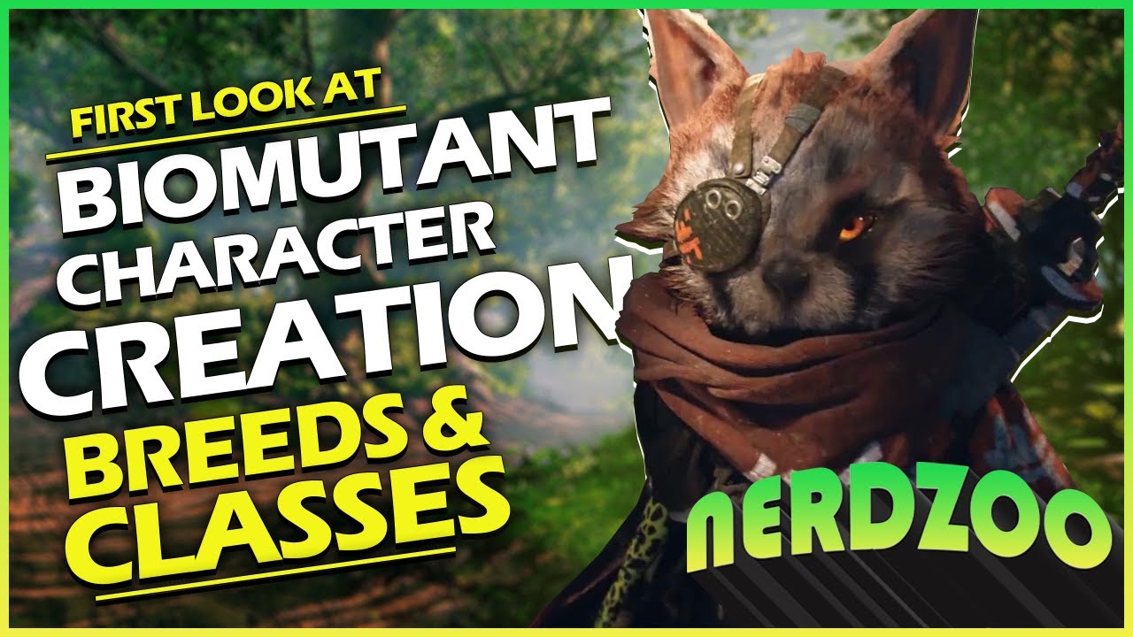 Biomutant Character Creation First Look Gameplay & Impressions ...