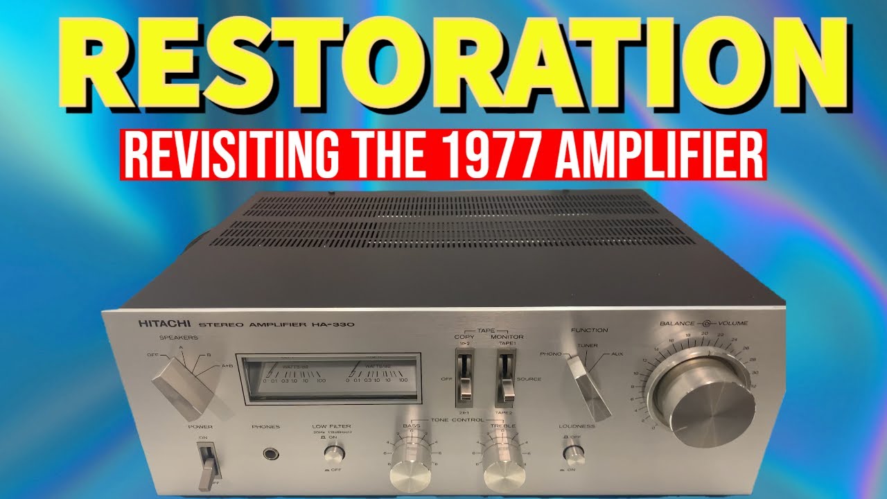 RESTORATION of Old Power Amplifier from 1977 | Episode 37 - YouTube