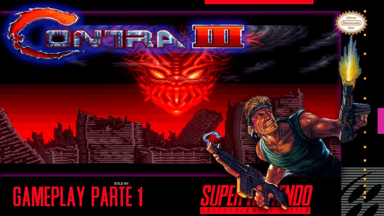 Contra III: The Alien Wars PARTE 1 || 720P + 60FPS + SHADERS || #SNES ...