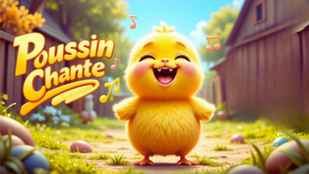 POUSSIN CHANTE FORT 🐥 Chanson Enfantine Joyeuse et Rythmée - YouTube