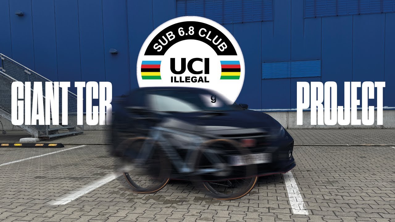 Odchudzam Giant TCR poniżej 6,8 kg ! UCI Illegal Build + Moja Honda Civic Type R FK8 - YouTube