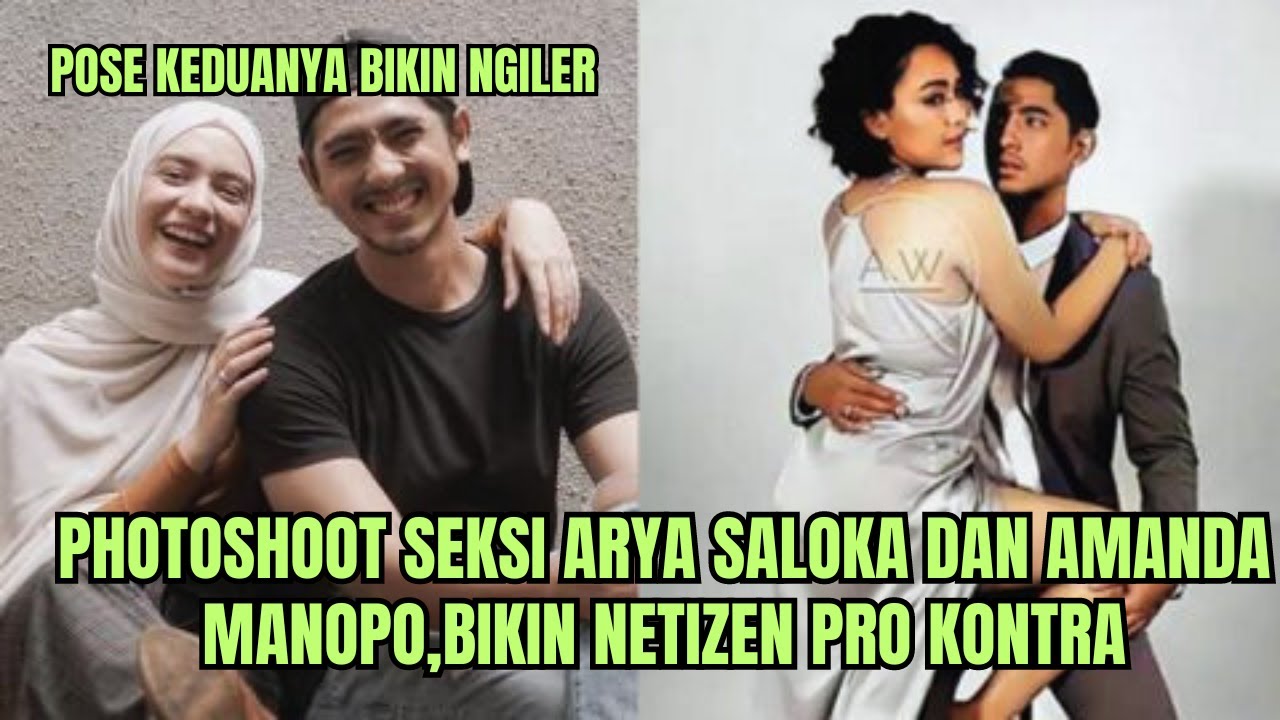 BIKIN SALFOK!! Photoshoot Seksi Amanda Manopo dan Arya Saloka bikin Fans Fanatik Pro-Kontra ...