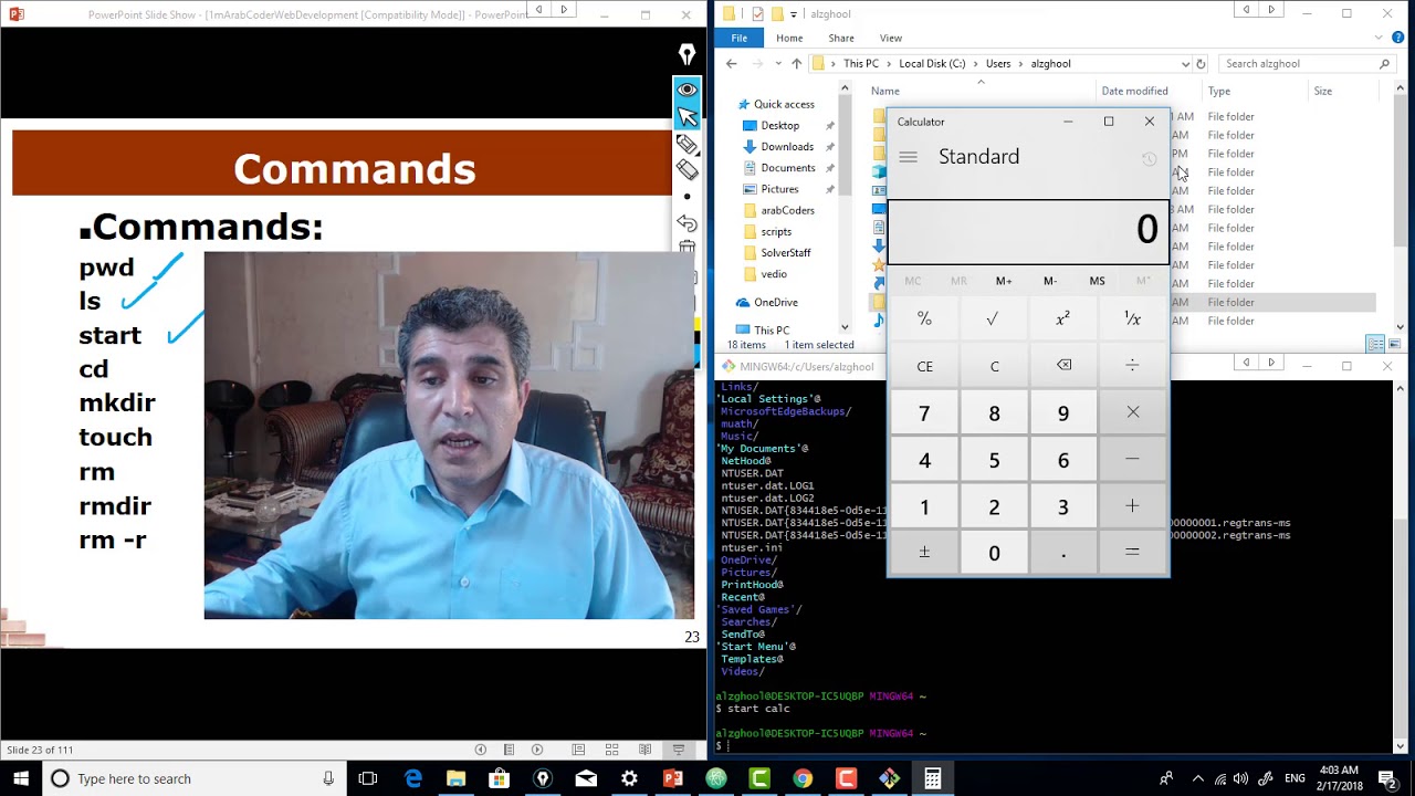 Python 07 Running Python Using GIT Bash Command Line YouTube Python 07 Running Python Using GIT Bash Command Line YouTube
