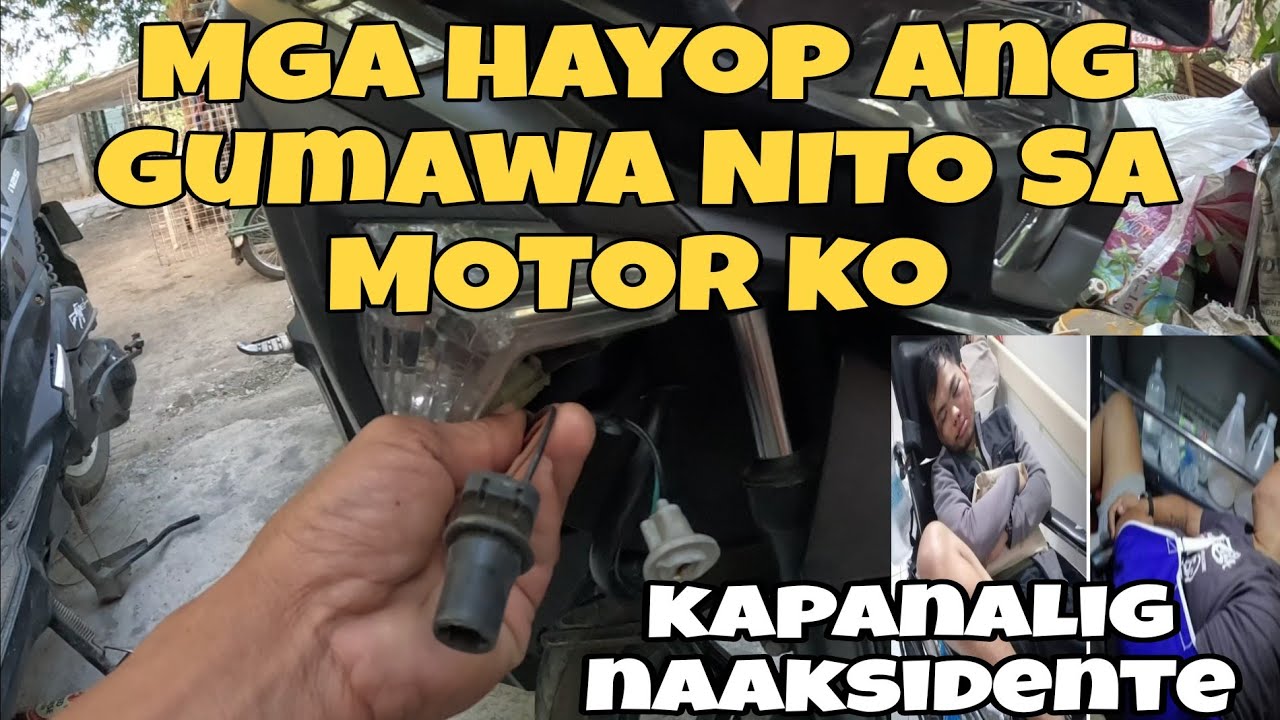 MGA HAYOP ANG GUMAWA NITO SA MOTOR KO#KAPANALIG NA DISCRAYA - YouTube