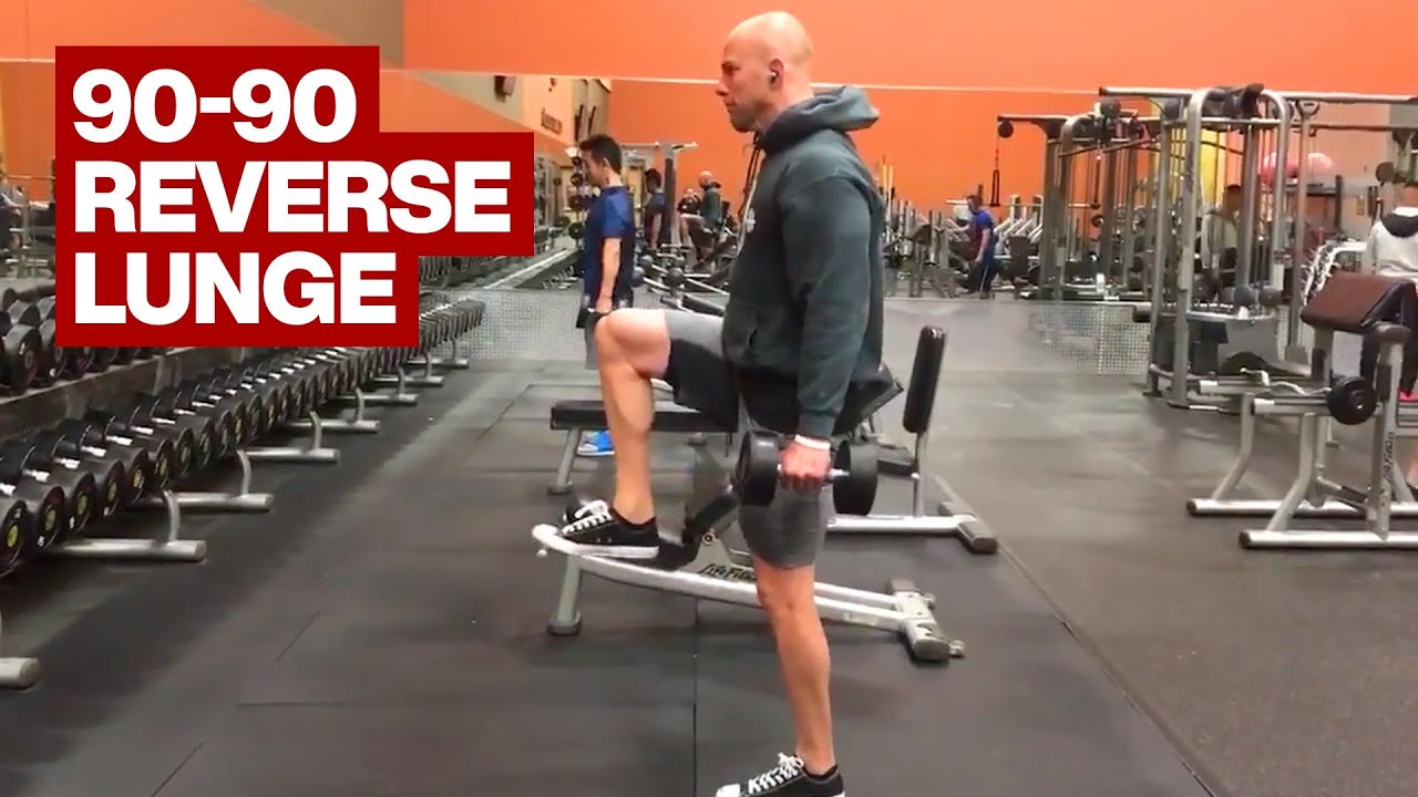 Dynamic 90-90 Paused Reverse Lunge - YouTube