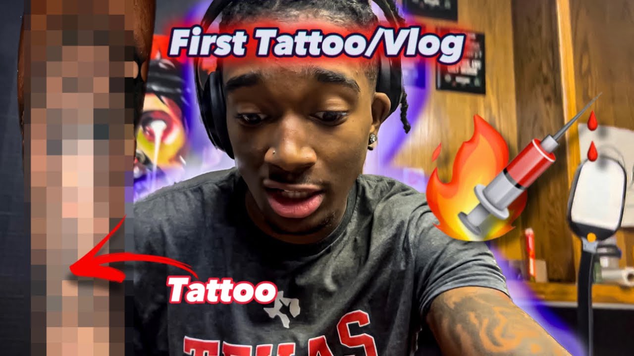 Getting My First Tattoo At 18!! *Michael Jackson Portrait Tattoo🕺🏾 ...