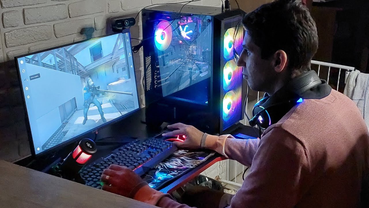 Nosso PC GAMER finalmente foi montado heeeee🥰🤪🙏🎬🖥 - YouTube
