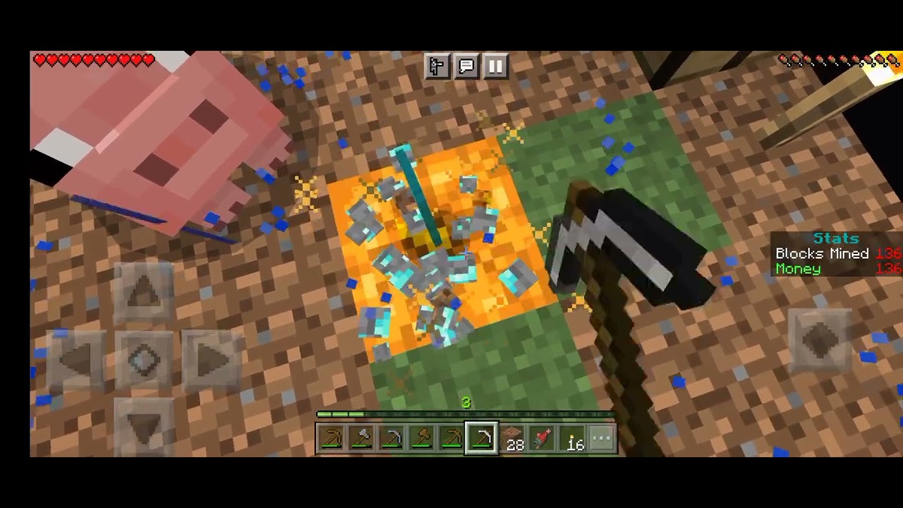 Tek blok bölüm 1 elmas kazma - YouTube