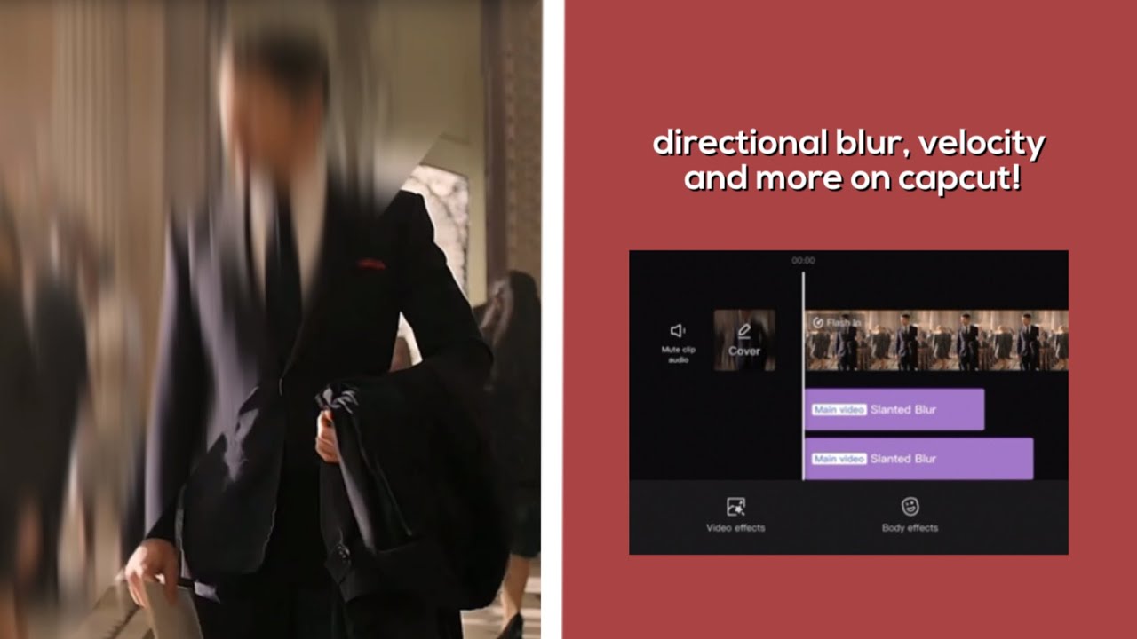 capcut tutorial: directional blur, velocity and more! ️ - YouTube
