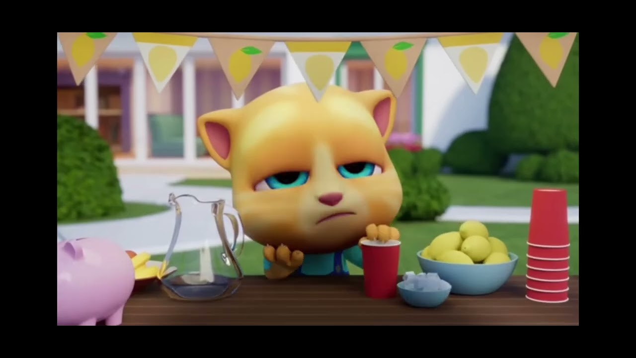 talking tom friends voice ginger lemon 🍋 episode 26 season 1 - YouTube