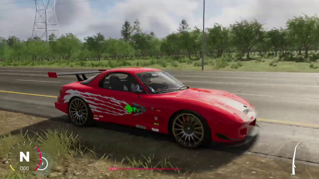 The Crew 2 Mazda RX7 Dominic Toretto Car - YouTube