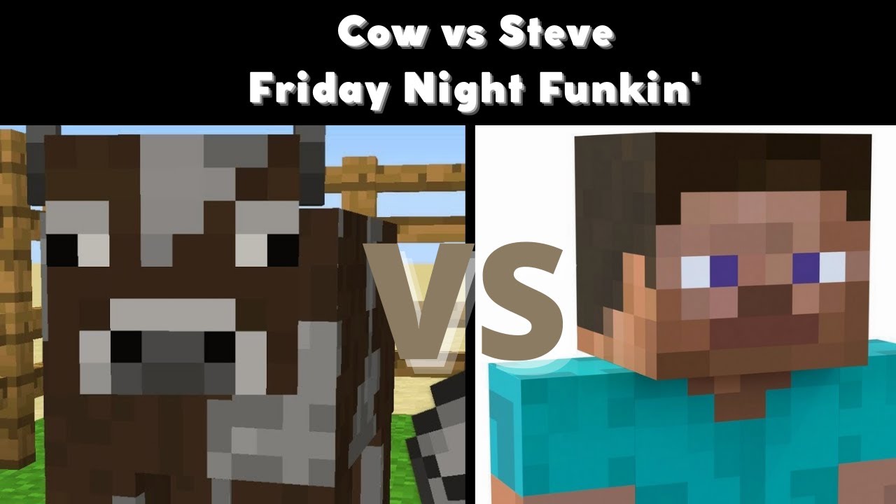 FNF MINECRAFT: FRIDAY NIGHT FUNKIN | Steve VS Minecraft mobs - YouTube
