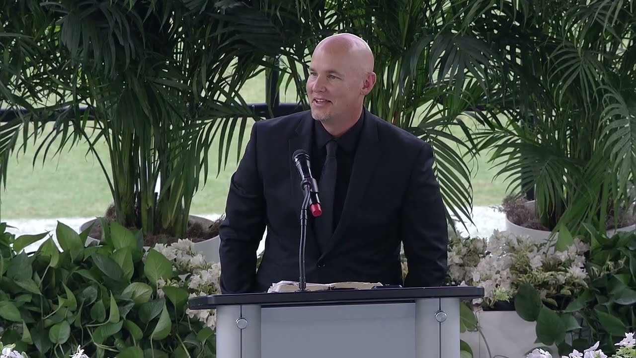 Pastor TJ McCormick speaks at Jason Jenkins' Celebration of Life - YouTube