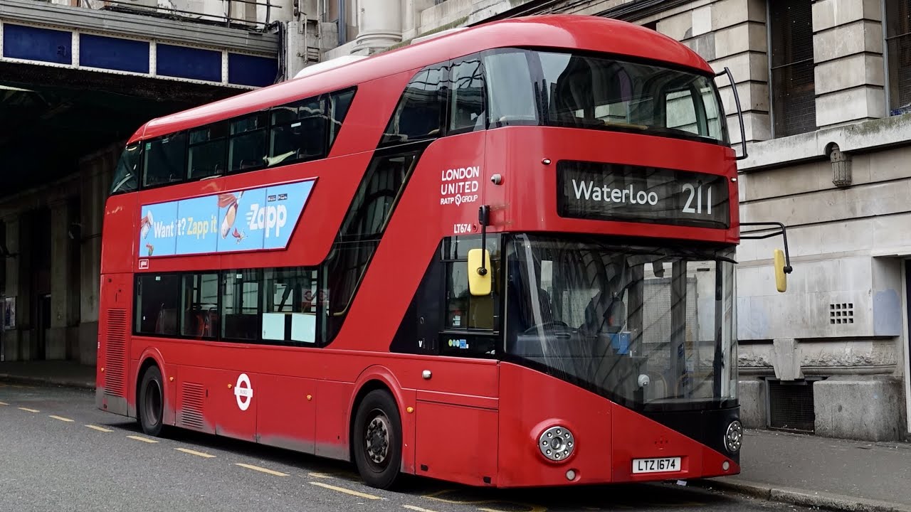 London Bus Route 211 - Hammersmith to Waterloo - Subtitles - YouTube