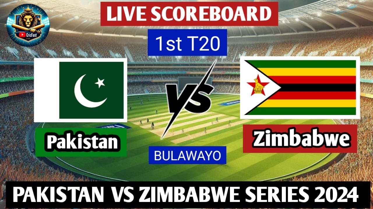 Pakistan vs Zimbabwe | 1st T20i | Pak tour of Zimbabwe 2024 | live ...