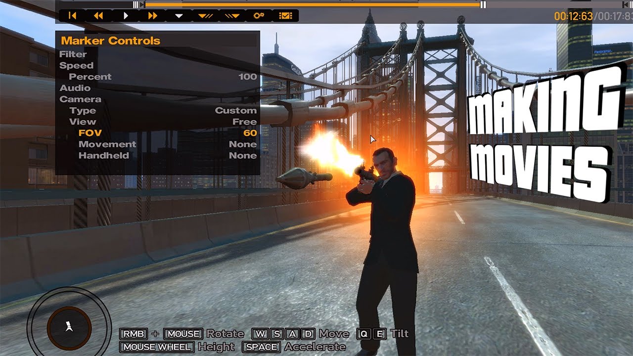 GTA IV - Machinima Video Editor Tutorial - YouTube
