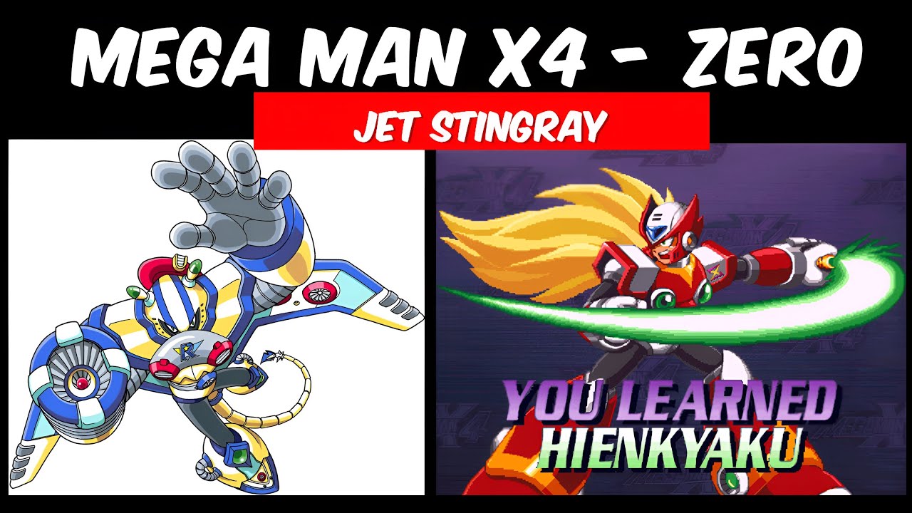 Mega Man X4 - Jet Stingray - Zero - Part 07/13 - YouTube