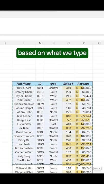 Create a Dynamic Search Bar in Excel — No VBA Needed! #automatic #vba #learnexcel #aisearch ...