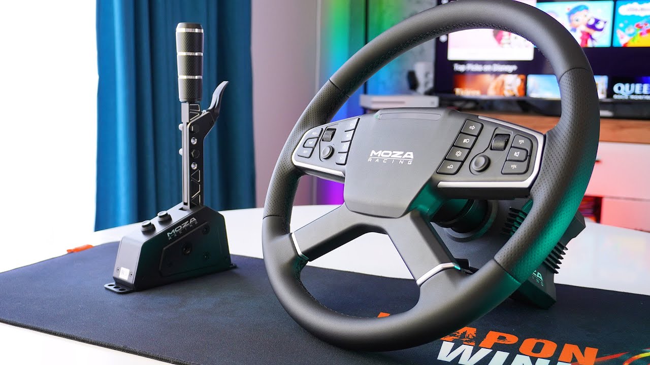 MOZA TSW Truck Wheel And Sequential Shifter | Unboxing, Review, Setting ...