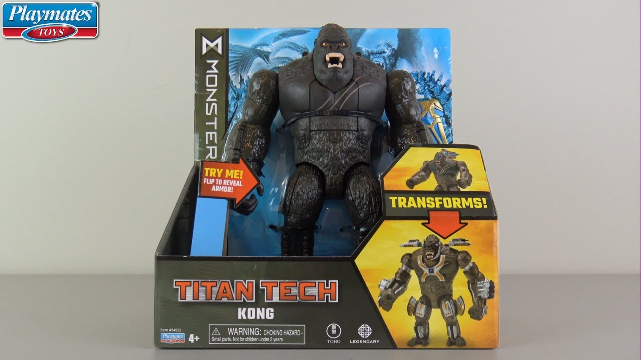 Titan Tech Kong Review! (Playmates Monsterverse 8" Figure) - YouTube