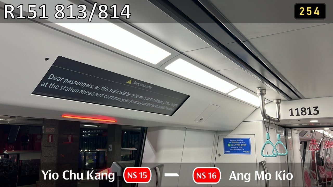 [Playing Correctly][SMRT] Als R151 ~ 813/814 NS15 Yio Chu Kang → NS16 ...