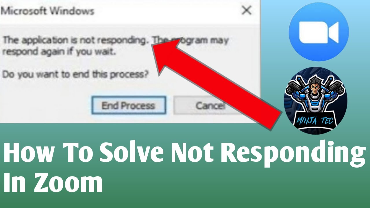 How To Solve Not Responding In Zoom | Minja Tec - YouTube