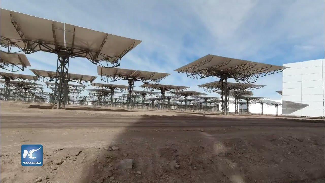 Chile inaugura primera planta termosolar de América Latina en desierto de Atacama - YouTube