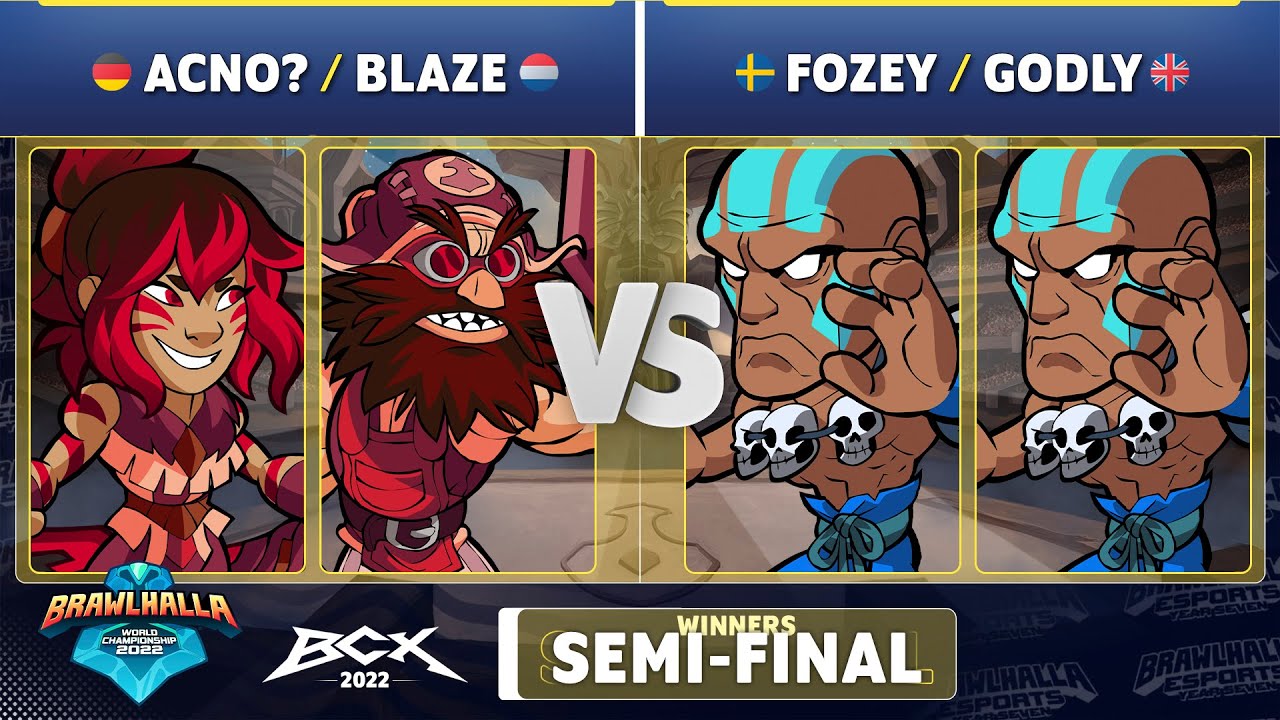 Acno? & Blaze vs. Fozey & Godly - Winners Semi-Final - Brawlhalla World ...