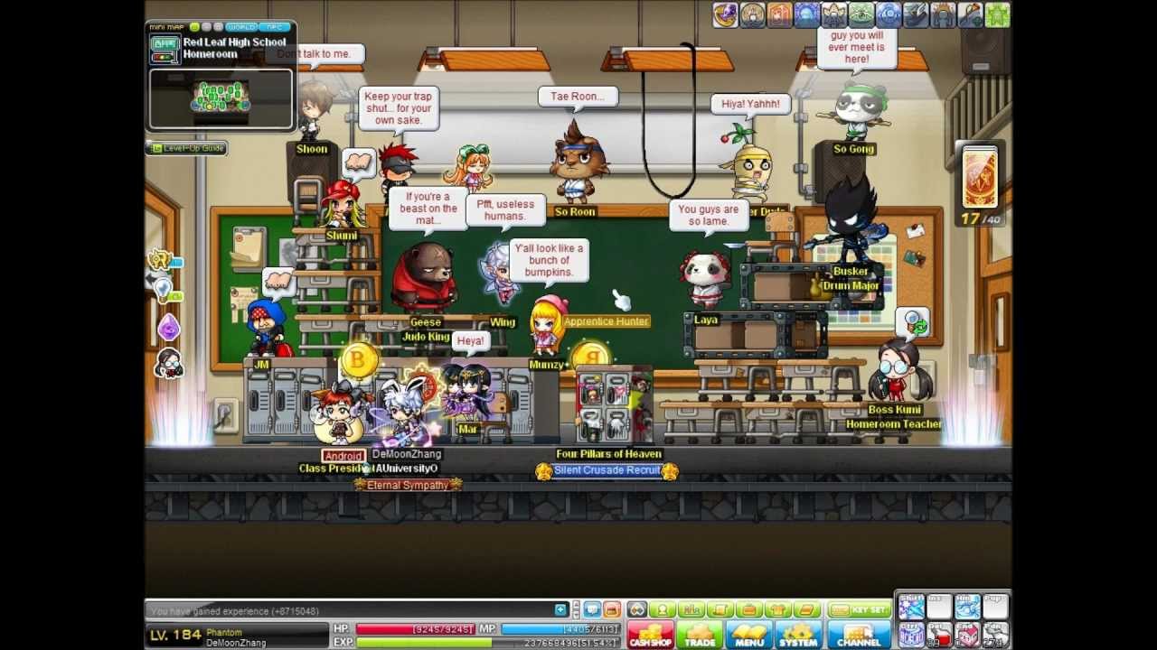 Maplestory[Bera] - Red Leaf Lvl 184 Phantom Run - YouTube