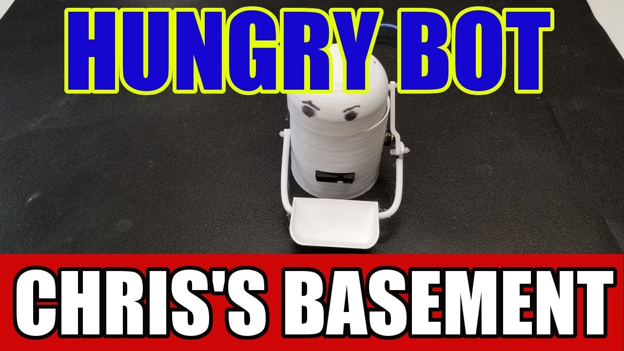 Hungry Bot - 3D Printed Arduino Project - created by FREETIME4Y - Chris ...