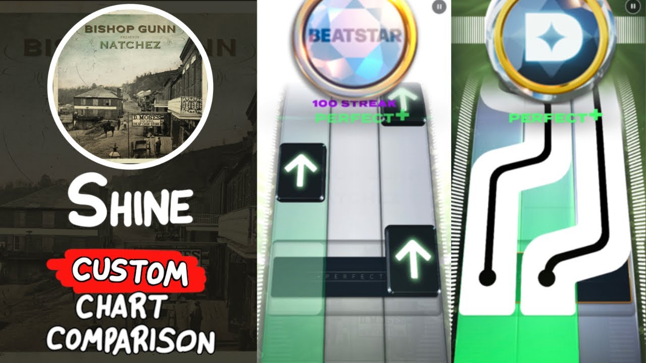 [Beatclone] Shine - Bishop Gunn // Chart Comparison (Official Standard ...