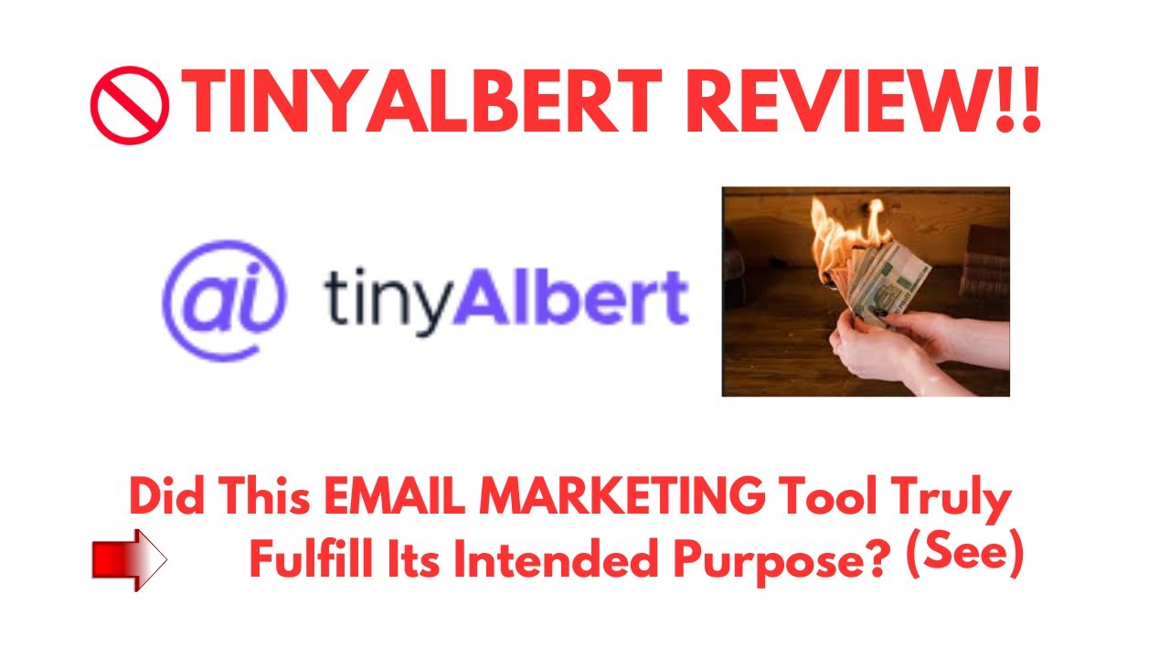 TinyAlbert Review- Did This EMAIL MARKETING Tool Truly Fulfill Its ...