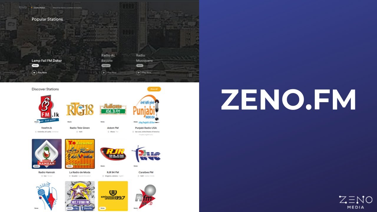 Zeno.FM - YouTube