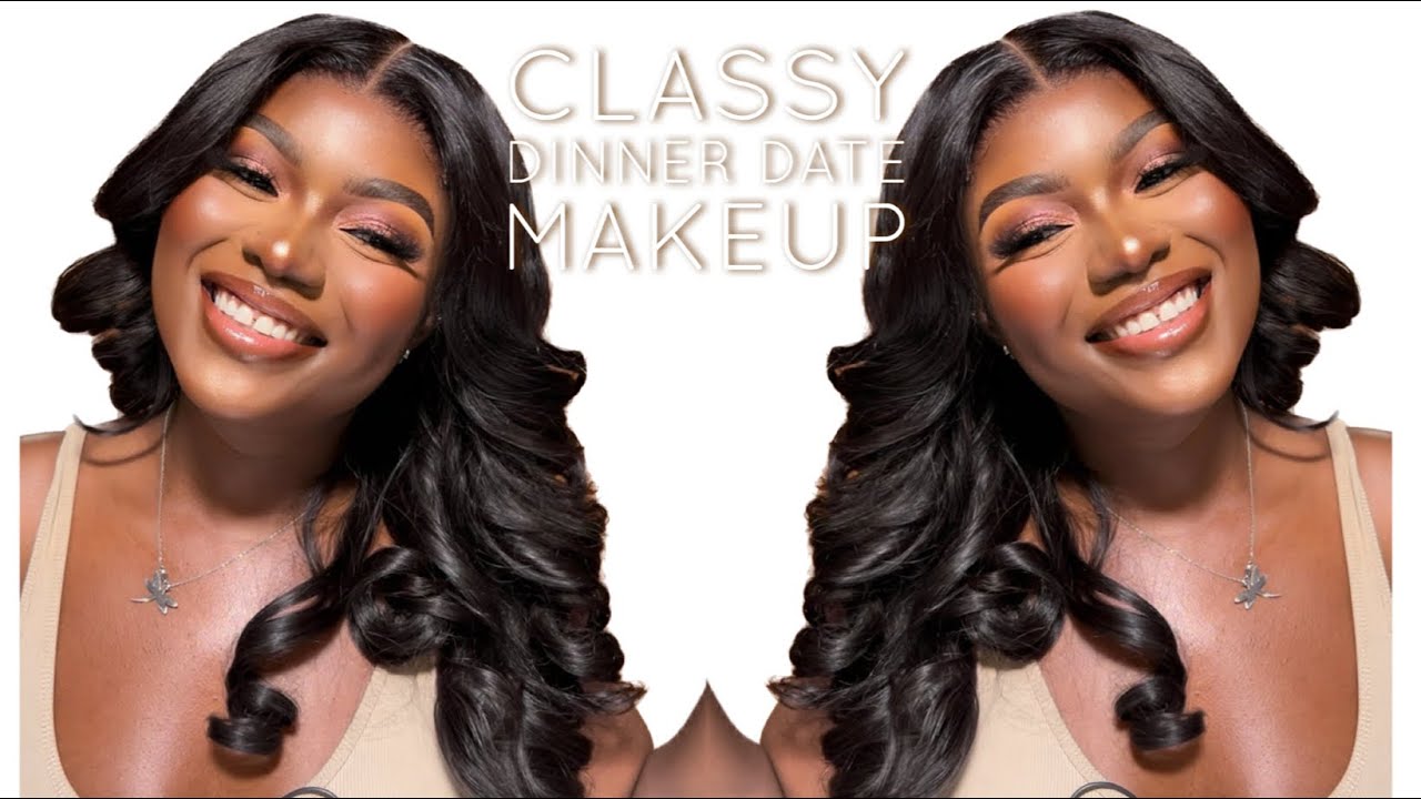 CLASSY EVENING - DINNER MAKEUP. ELEGANT PRETTY GIRL LOOK! - YouTube