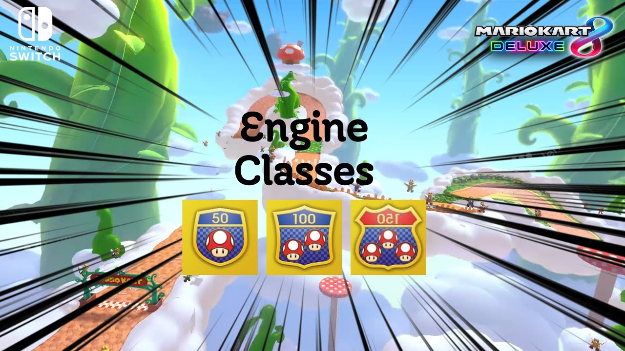 Special Mario Kart 8 Deluxe Mode Engine Classes 50 CC / 100 CC / Mirror 150 CC / Livestream ...